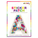 A Initial Confetti Sticker Patch | Iscream